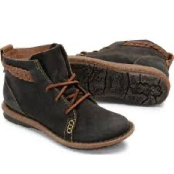 Born | Shoes | Born Temple Final Dark Gray Distressed Leather Boot Size ...
